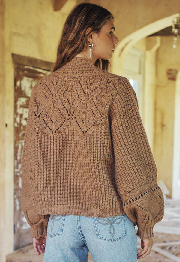 Mulberry Knit Cardigan – SPELL