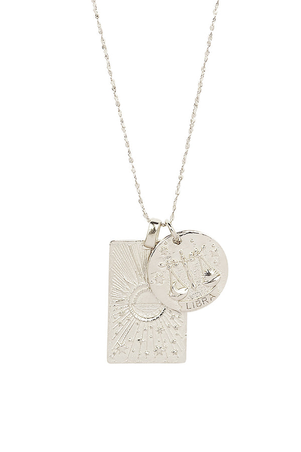 Libra Stargazer Zodiac Necklace – SPELL